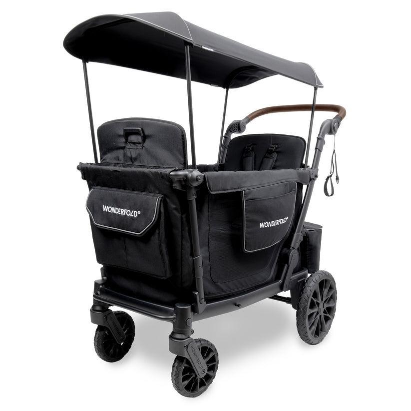 Buy Wonderfold L2 Double (2-Seater) Stroller Wagon (Black) Online ...