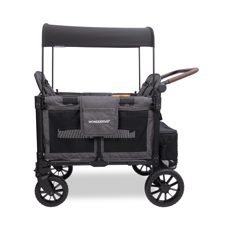 Buy Wonderfold W4 Luxe Pro (4-Seater) Double Seater Stroller Wagon ...