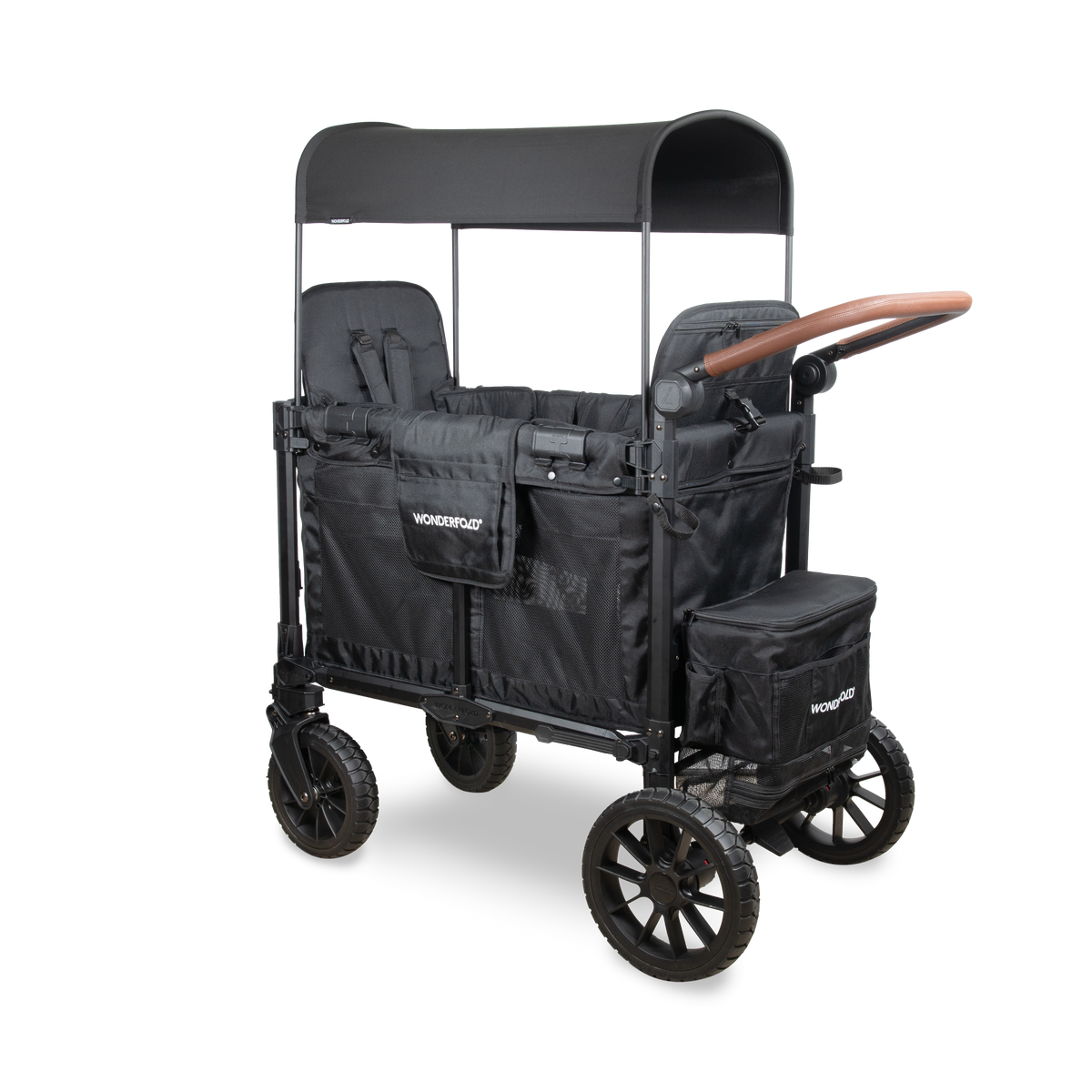Buy Wonderfold W2 Luxe Pro (2-Seater) Double Seater Stroller Wagon (Jet ...